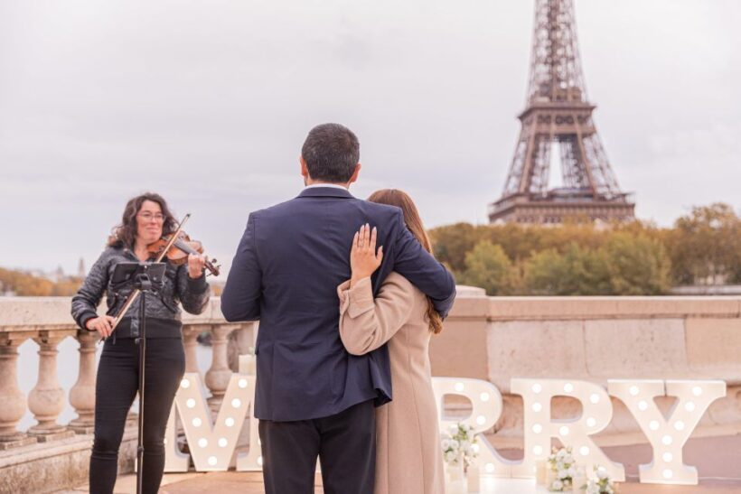 Proposal 'Marry Me' - Big letters - Paris Proposal Planner - An In-Depth Look at the Proposal Marry Me Experience