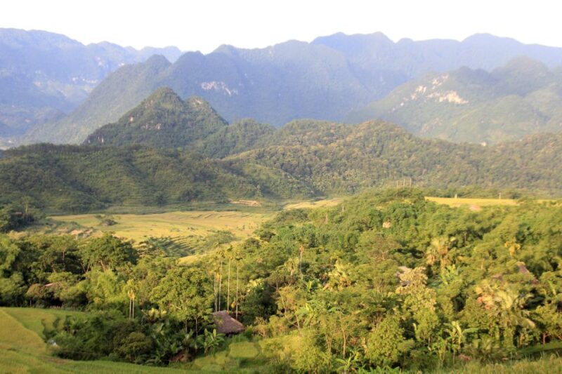 Pu Luong Offbeat Trekking Tour 2 days 1 night with Limousine - Day Two: Village Life, Water Wheels, and Bamboo Rafting