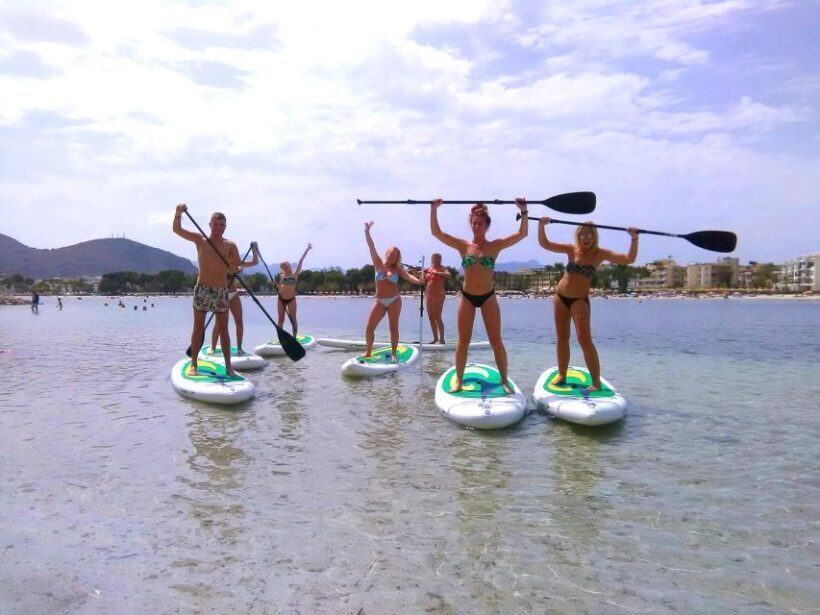 Puerto de Alcudia: Stand-Up Paddleboard Lesson - An Ideal Introduction to Water Sports in Alcudia