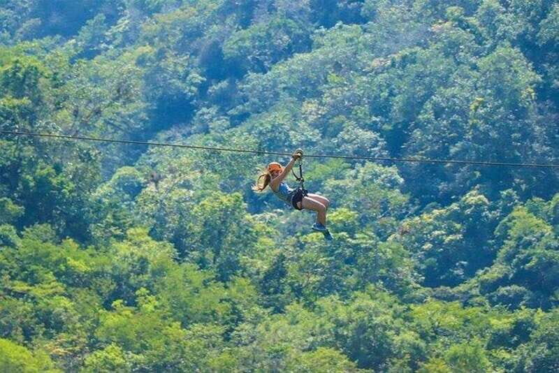 Puerto Vallarta: Canopy Los Veranos Land Ride - Food, Drinks, and Shopping