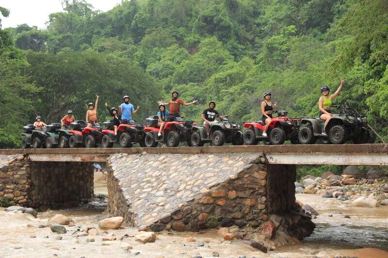 Puerto Vallarta: PRIVATE ATV with Jungle Bar and River Swim - Key Points