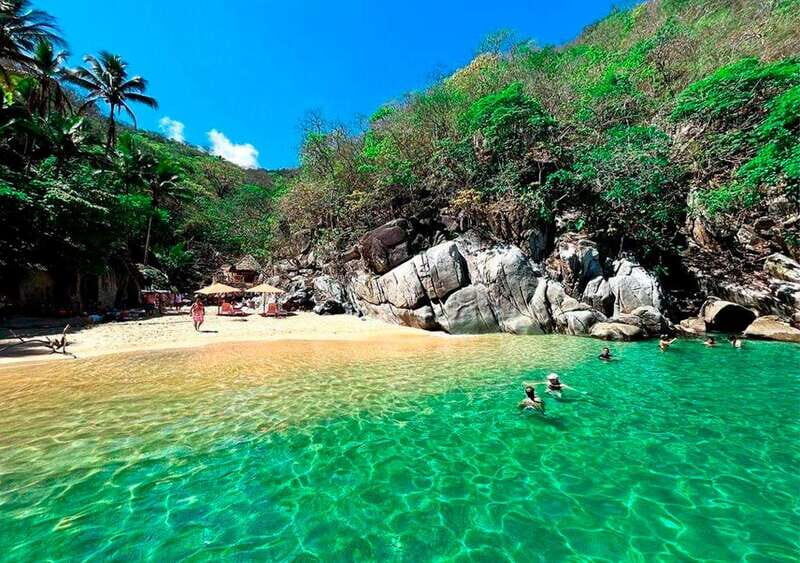 Puerto Vallarta: South Shore Sail, Snorkel and Beach - Key Points