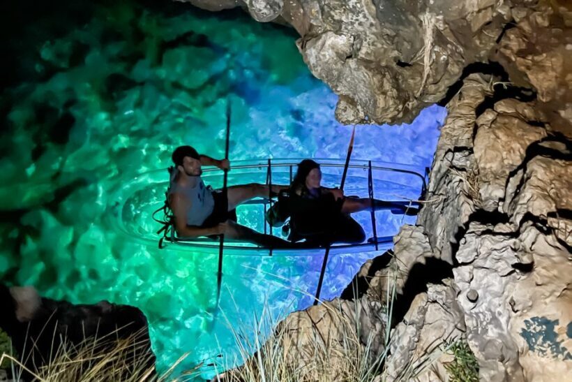 Pula: Night-Time Sea Kayaking Tour in Transparent Kayak - The Experience: What to Expect