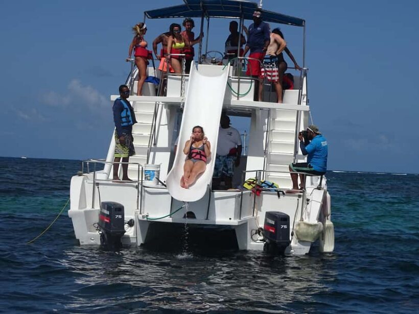 Punta Cana: Private Party Boat with Slide and BBQ - FAQ