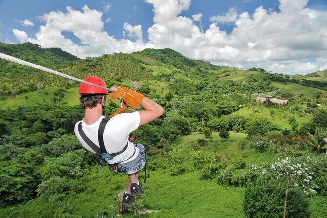 Punta Cana Zipline, Buggies and Horseback Riding with Lunch - Ziplining: Flying Through the Canopy