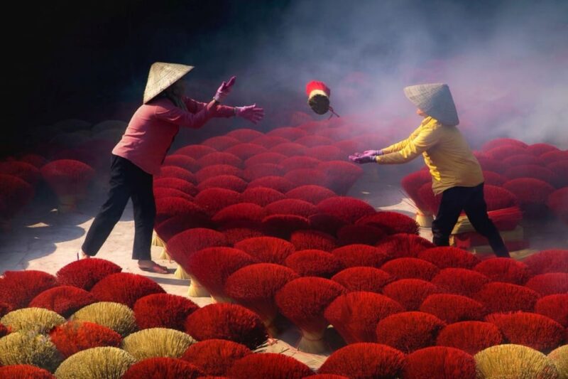 Quang Phu Cau Incense Village-Tam Coc Boating-Hoa Lu Capital - Discover the Charm of Northern Vietnam: Quang Phu Cau Incense Village, Tam Coc, and Hoa Lu