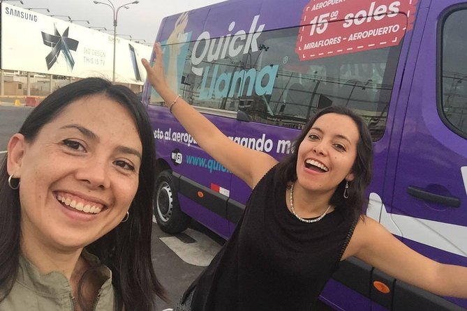 Quickllama: Door-To-Door Transfer From Lima Airport to Miraflores - Affordability and Reliability