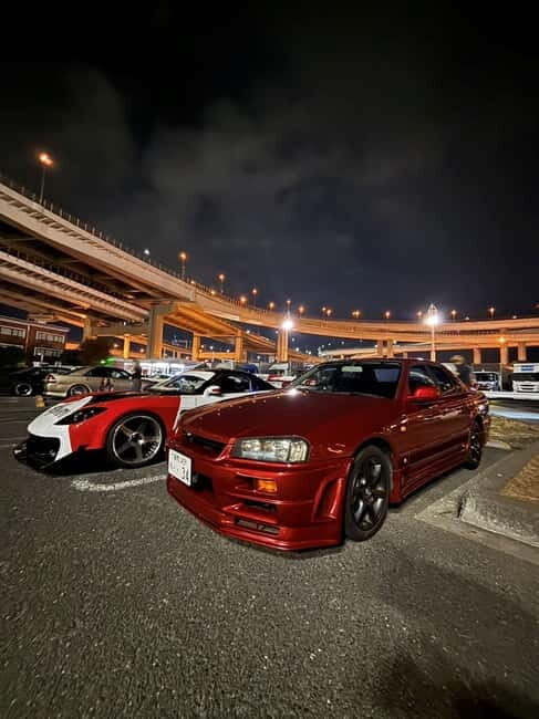 R34 Skyline Daikoku PA & Tokyo private Tour - An Authentic Look at Tokyo’s Car Culture and City Sights