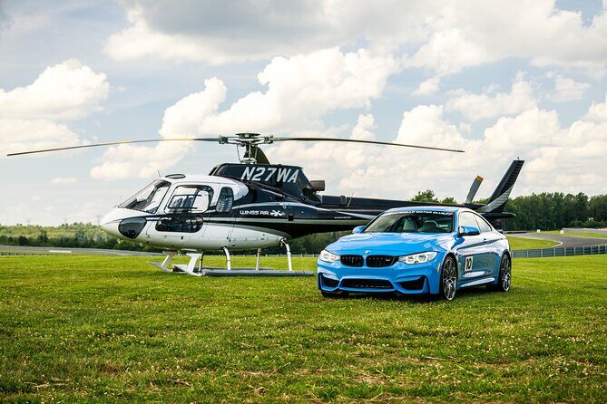 Racecar Driving Experience via Private Helicopter from NYC - Authentic Perspectives