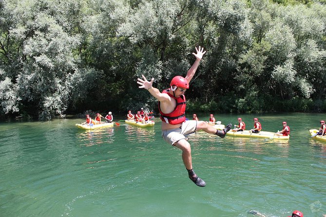 Rafting on Cetina River Departure from Split or Blato na Cetini village - The Rhythm of the Trip: From Calm to Thrills