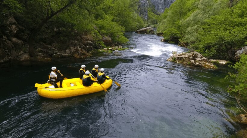 Rafting on the Cetina river - Rafting on the Cetina River: An Adventurous Day in Dalmatia