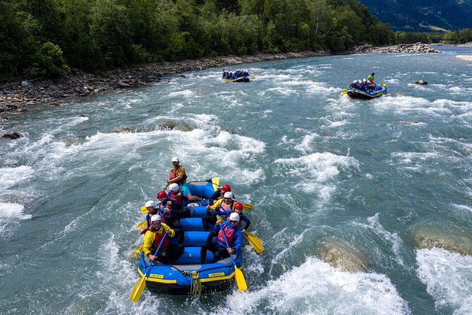 Rafting Vorderrhein in Graubünden - What’s Included and What’s Not