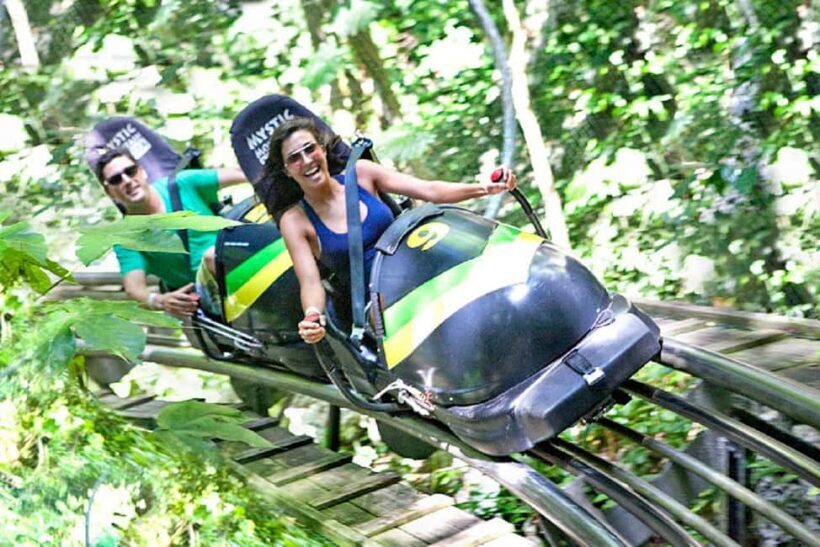 Rainforest Bobsled Mystic Mountain transportation - Transportation and Group Sizes