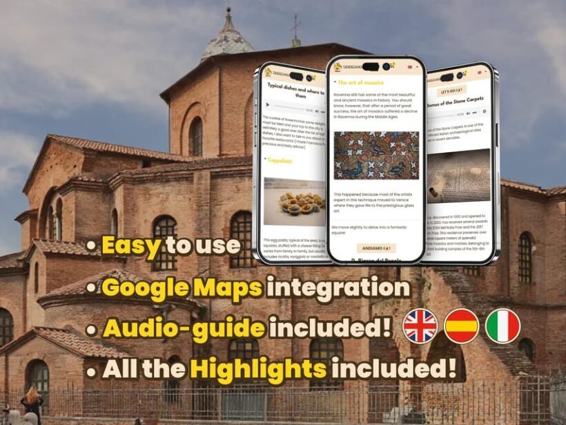 Ravenna: Digital guide made with a Local for your tour - Key Points