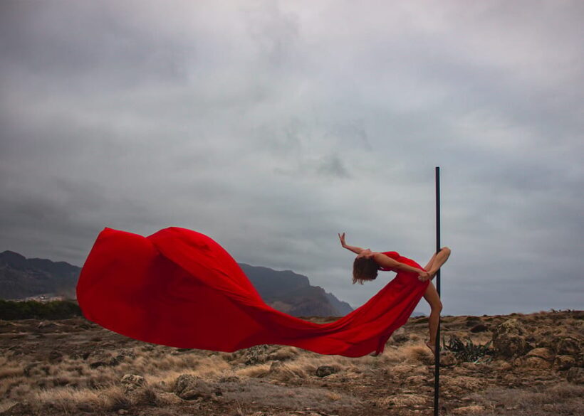Red Flying Dress Photoshoot & Drone Video in Madeira - Key Points