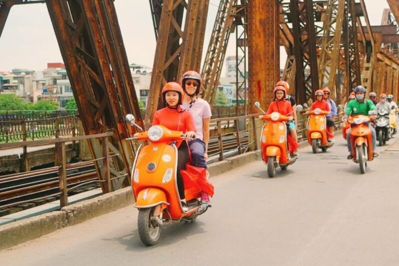 Red River delta & rural village with female Ao dai riders - The Value of This Tour