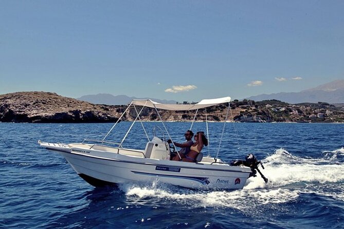 Rent a Boat for a Day in Kalives,Chania - No License? No Problem