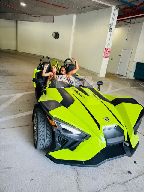 Rent a Polaris Slingshot in Miami 1 to 24 Hours - Key Points