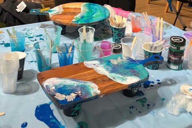 Resin Art Classes Brisbane: Cheeseboards & Coasters - Who Will Love This?