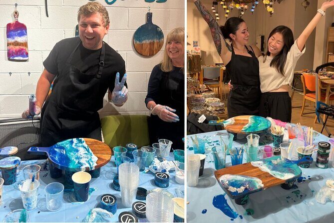 Resin Art Classes Melbourne: Cheeseboards & Coasters - Key Points