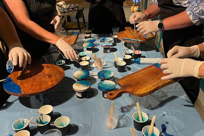 Resin Art Classes Sydney: Cheeseboards & Coasters - The Practical Details