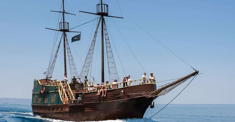 Rethymno: Sunset Cruise on a Wooden Pirate Boat - The Itinerary in Detail