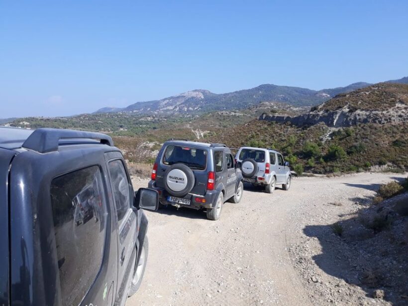 Rhodes: 4x4 Self-Drive Jeep Tour with Pickup in the North - The Sum Up