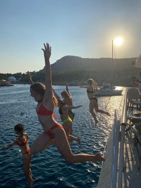 Rhodes: Bay to Bay Swim Cruise with Greek Buffet and Wine - The Itinerary and What You Can Expect