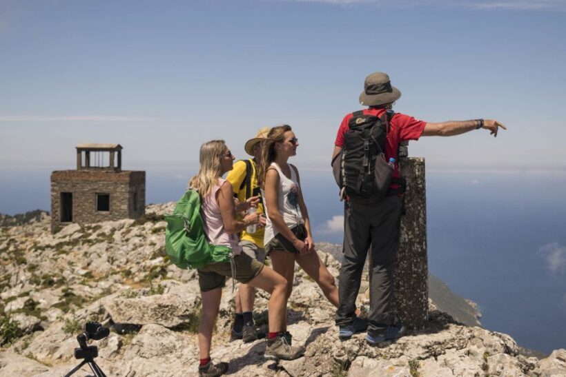 Rhodes: Hiking Tour to the Summit of Akramitis with Photos - The Descent and Different Perspectives