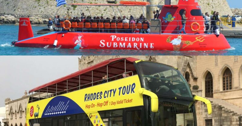 Rhodes: Hop-on Hop-off Bus and Submarine Tour - Pricing and Value