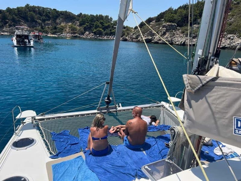 Rhodes Private Half Day Sailing Catamaran Cruise with drinks - FAQs