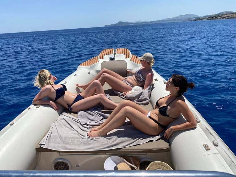 Rhodes: RIB Cruise with Drinks and 4 Swim Stops - FAQs