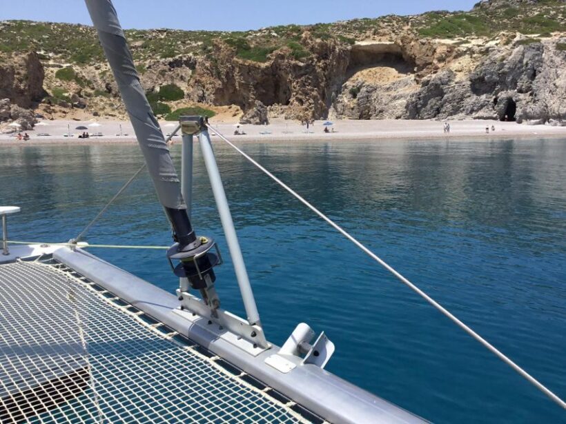 Rhodes: Sailing Catamaran Day Cruise with food and drinks - Food and Drinks: A Greek Feast at Sea