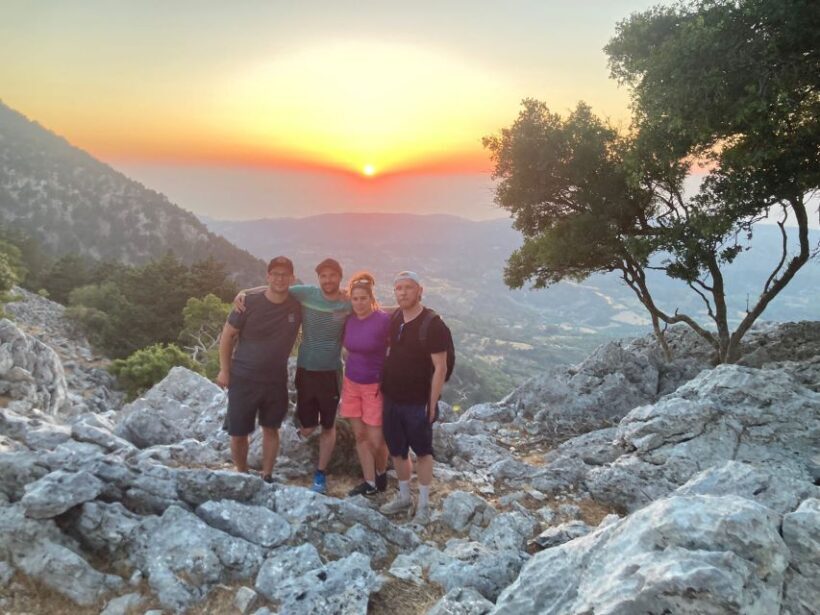 Rhodes: Salakos-Profitis Ilias Hike with Sunset - An Authentic Mountain Hike with a View to Remember
