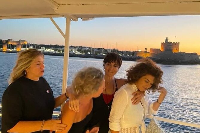 Rhodes Sunset Cruise - Swim and Dine W/ Live Music & Sunset! - Meeting and Pickup Information