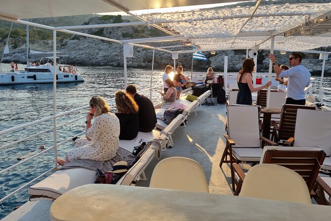 Rhodes Sunset Cruise - Swim and Dine W/ Live Music & Sunset! - Indulging in the Buffet Dinner