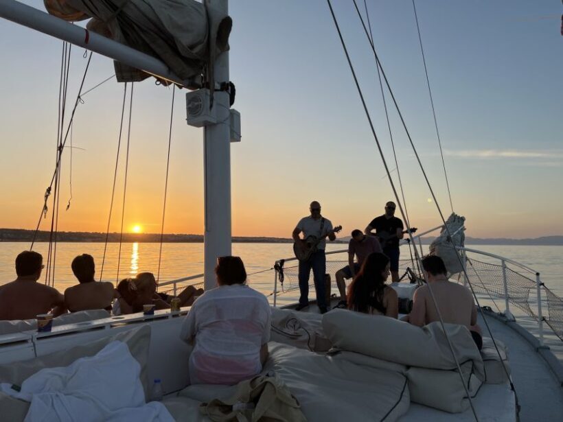 Rhodes: Sunset Cruise w/ Gourmet Buffet, Drinks & Live Music - FAQ