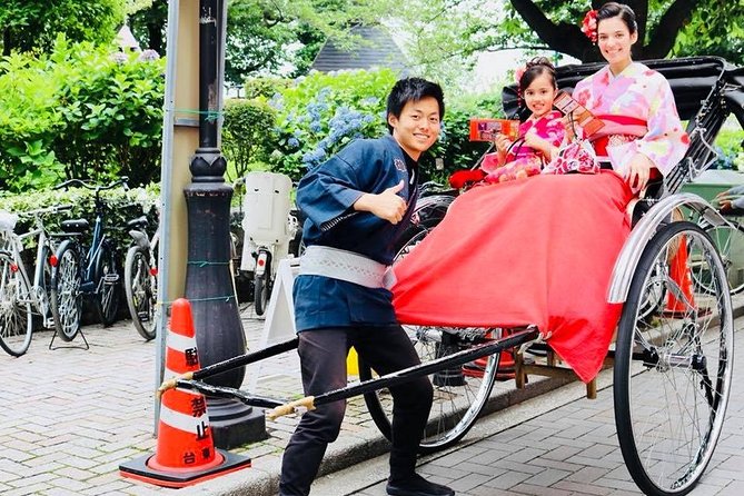 Ride a Rickshaw Wearing a Kimono in Asakusa! Enjoy Authentic Traditional Culture! - Rickshaw Ride Experience