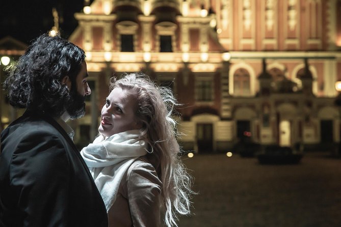 Riga at Night Photoshoot Tour - The Stunning House of the Black Heads