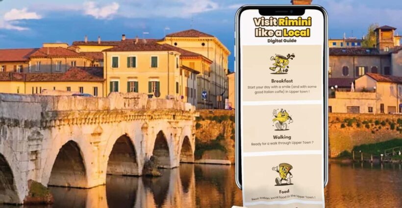 Rimini: digital guide made with a local for a walking tour - Key Points