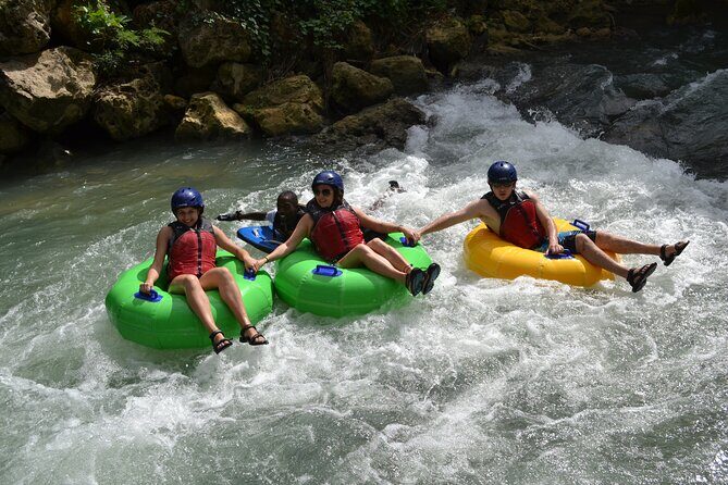 River Rapids Waterfalls Tubing and Beach Adventure with Transport - FAQs