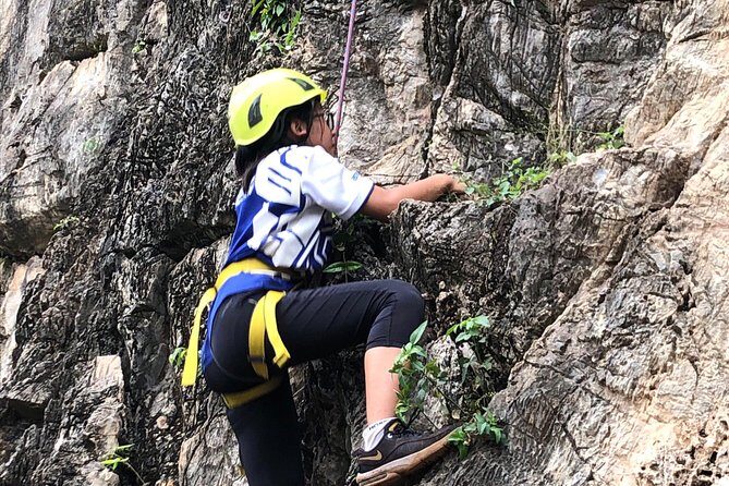 Rock Climbing guiding, top rope climbing includes full climbing gears and shoe. - An Honest Look at Rock Climbing at Gua Damai X Park in Kuala Lumpur