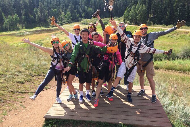 Rocky Mountain 4-Zipline Adventure on CO Longest and Fastest! - Key Points