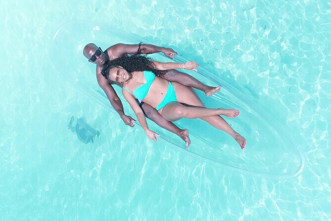 Romantic Clear Kayak Drone Photoshoot for Couples Turks & Caicos - The Value of the Experience