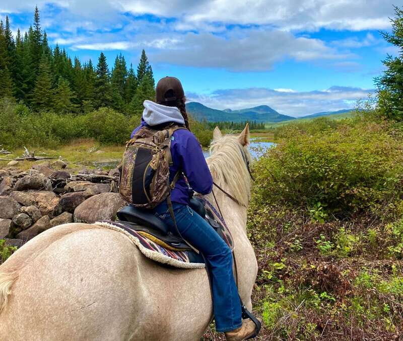 Romantic horseback riding at sunset : La Crépuscule - The Sum Up