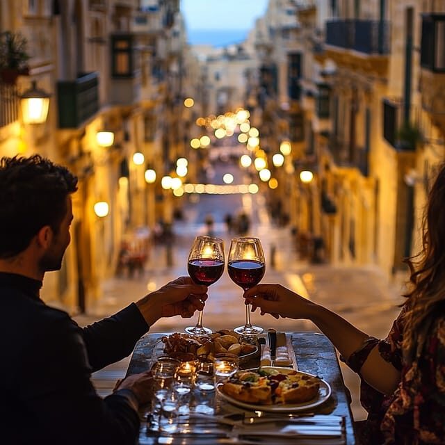 Romantic Italian Cuisine Dinner in Valletta - The Experience: What You Can Expect