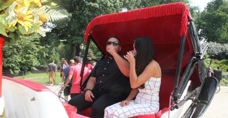 Romantic/Proposal Central Park Carriage Tour Up to 4 Adults - FAQs