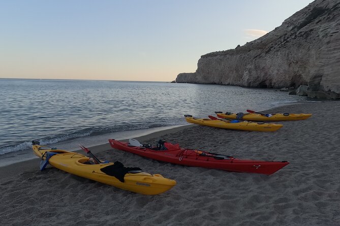 Romantic Sunset Kayaking Tour in Milos - Practical Details: Group Size, Duration, and Booking