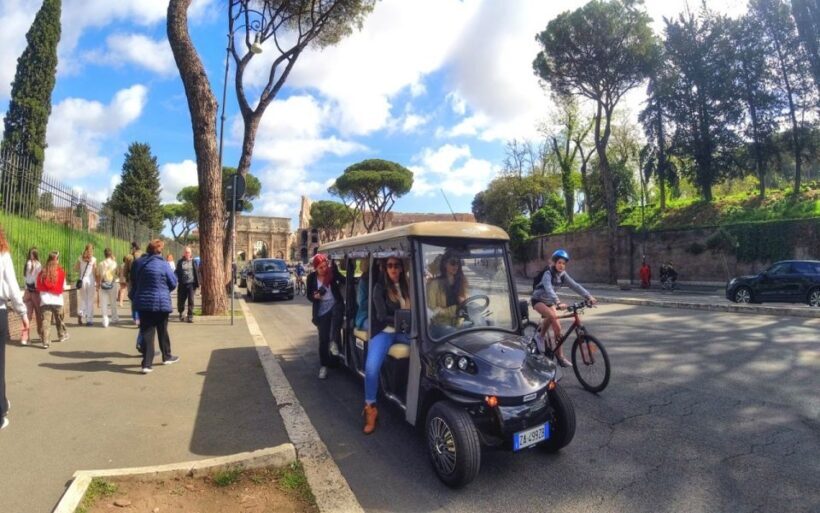 Rome: 3-Hour Panoramic Luxury Golf Cart Tour - Key Points