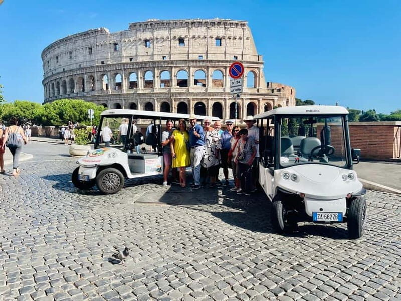 Rome: 4 hours Deluxe Golf cart Personalised Sightseeing tour - Key Points
